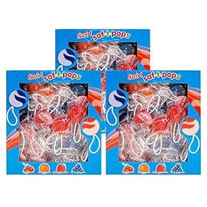Amazon.com : Swirl Saf-T-Pops Lollipops, 3-100 count boxes : Grocery ...