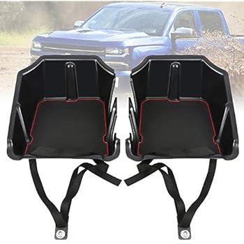 Amazon.com: Silverado Underseat Storage Box Sierra Rear Under Seat ...