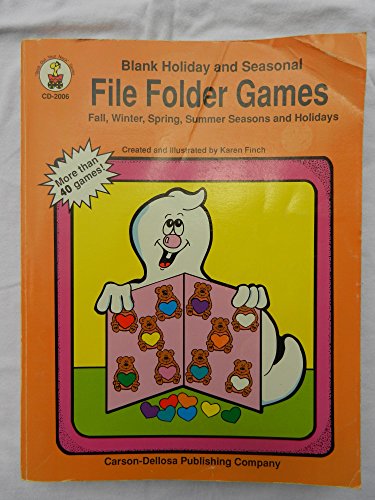 Blank Holiday and Seasonal, File Folder Games: Fall, Winter, Spring ...