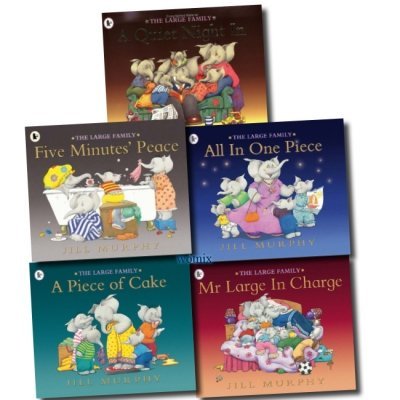 The Large Family 5 Children books Set Collection (A Quiet Night In, A ...