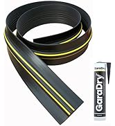 1 ½" High Garage Door Flood Barrier Threshold Kit (8'3") | Flexible PVC ...