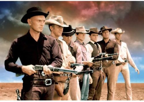 Yul Brynner and Steve McQueen and Charles Bronson and James Coburn and ...