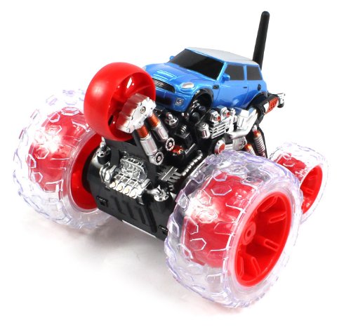 Buy Electric 360 Degree Mini Cooper Cyclone Stunt Wheel RTR RC Monster ...