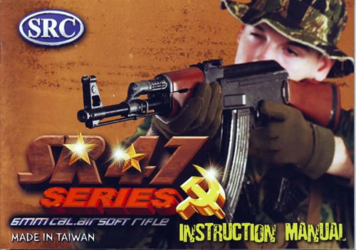 src ak47 tac gen ii air soft rifle eléctrico full auto aeg airsoft gun ...