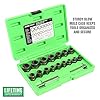 OEMTOOLS 23700 18 Piece Impact Nut & Bolt Extractor Set, Rounded Bolt ...