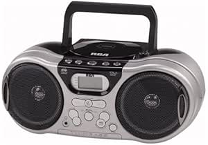 Amazon.com: RCA RCD159 Portable CD/MP3 Boombox with Digital AM/FM Tuner ...