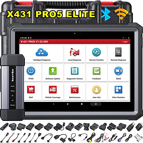 LAUNCH X431 PRO5 with Free J2534 ECU Reprogramming Tool for OEM ...