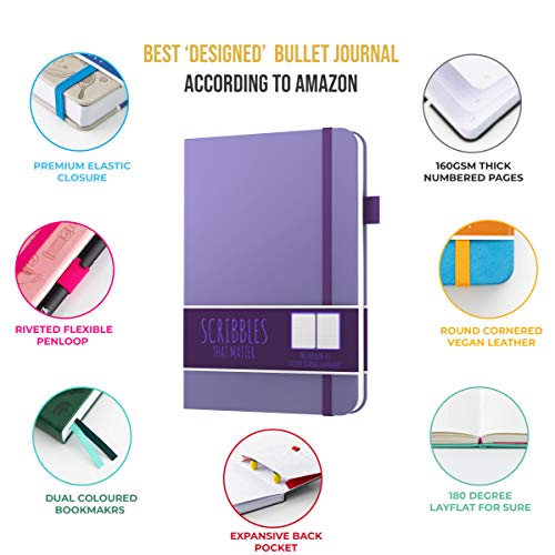 B5 Dotted Journal By Scribbles That Matter - Bullet Dot Grid Notebook ...