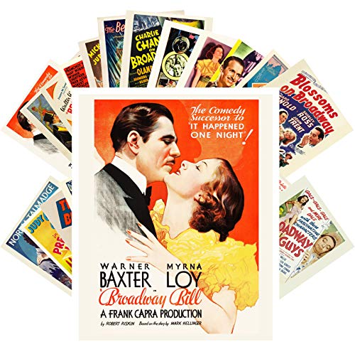 VINTAGE MUSICAL MOVIES BROADWAY Vintage PostCards 24 pcs Vintage Movie ...