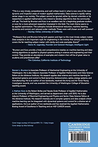 Data Driven Science And Engineering Machine Learning Dynamical Systems And Control