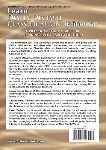 Learn Dewey Decimal Classification (Edition 23) International Edition ...