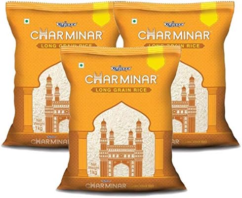 Kohinoor Charminar Long Grain Rice, 1 Kg (Pack of 3) price in UAE ...