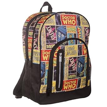 Doctor Who Backpack School Bag Tardis Buckle Slouch Bag Purse Dr Who ...