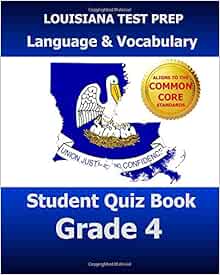 Amazon.com: LOUISIANA TEST PREP Language & Vocabulary Student Quiz Book ...