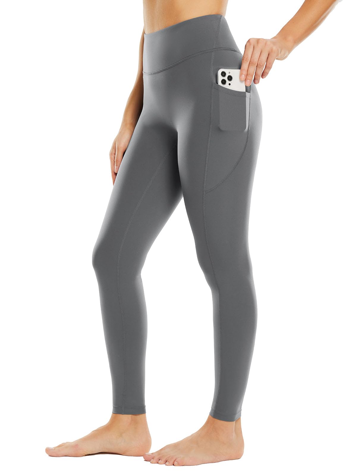 BALEAF Leggings for Women with Pockets Tummy Control Compression ...