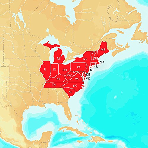 Navionics Hotmaps Platinum East Lake Fishing Maps in Kuwait | Whizz ...