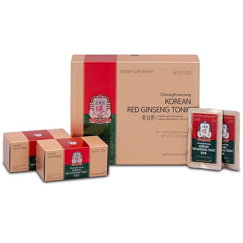 Korean Red Ginseng Tonic Pouch (Tonic Mild) 6 Years Korean Red Ginseng ...