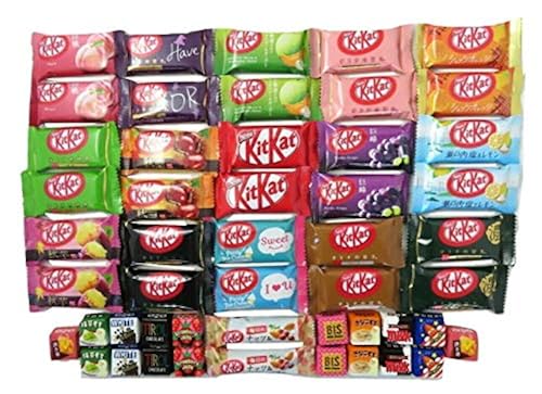 50 Japanese Kit Kat variety pack 25 different flavors kitkat assortment ...