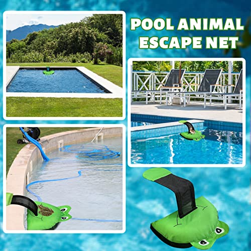 2 Pack Animal Saving Escape Ramp for Pools - Frog Floating Ramp Rescues ...
