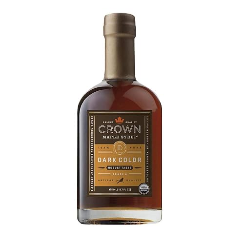 Crown Maple Dark Color, Robust Taste Organic Maple Syrup, 12.7 Fl Oz ...