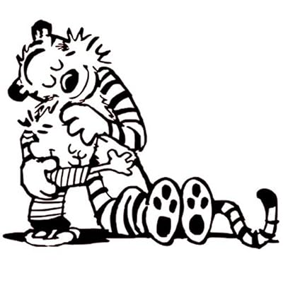 Calcomanía de vinilo de Calvin y Hobbes, arte de Mexico | Ubuy