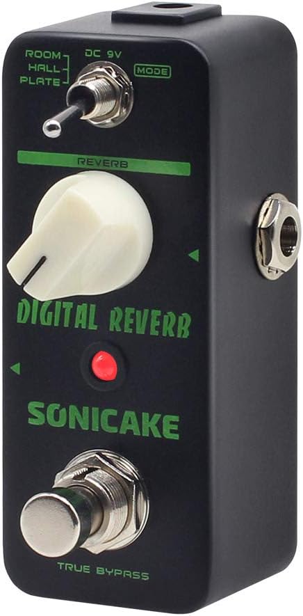 SONICAKE Digital Reverb Room Hall Plate Guitar Effects Pedal – BigaMart