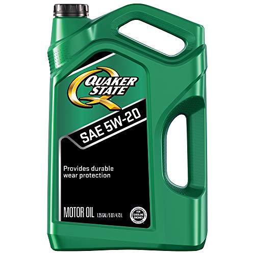 Quaker State 550044965 Motor Oil, Synthetic Blend 5W-20 (5-Quart ...