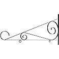 Amazon.com: Signworld Hanging Sign Scroll Bracket - 36" : Tools & Home ...