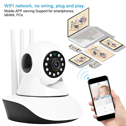 WiFi Wireless HD IP Monitor Camera IR with 3 Antennas Automatic ...
