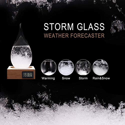 GM GMISS Storm Glass Weather Stations Water Drop Weather Predictor ...