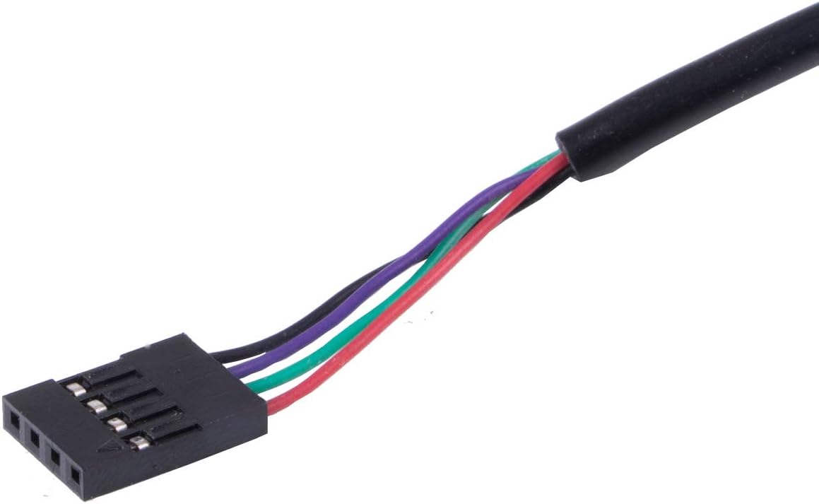 RJ11 6P4C Female to DP 4P Male Telephone Panel Mount Lan Network ...