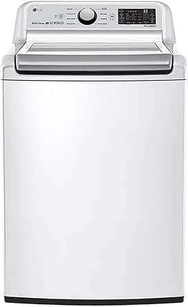 Amazon.com: LG WT7300CW 5 Cu.Ft. White Electric Top Load Smart Washer ...