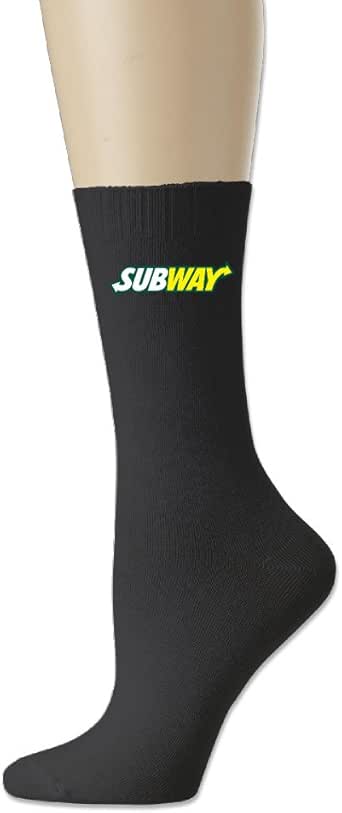 Ayaxi Subway IP Restaurant Unisex Cotton Crew Socks at Amazon Men’s ...