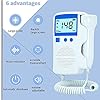 Baby Heartbeat Monitor Pregnancy,Portable Doppler Fetal Heart Rate ...