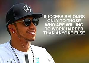 Amazon.com: Large (A2 24inch x 16 inches) Lewis Hamilton Success ...
