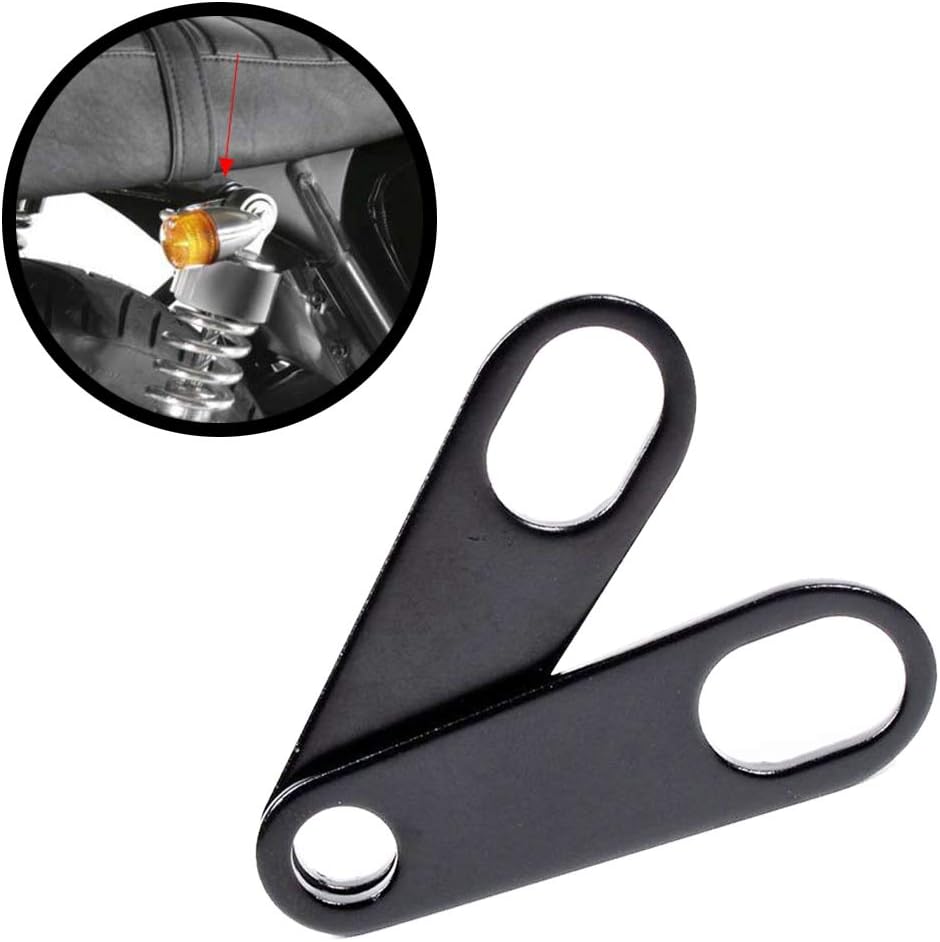 6 PCS Motorcycle Turn Signal Bracket Indicator Light Lamp Holder Retro ...