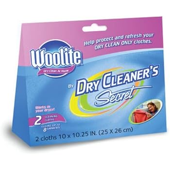 Amazon.com: Woolite Dry Cleaner's Secret Dry Cleaning Cloths, 14-Count ...