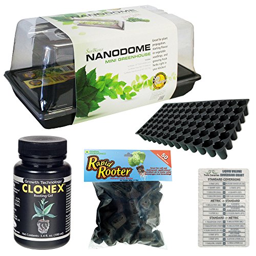 Buy Cloning Kit Bundle: SunBlaster Nano Dome Mini Greenhouse Kit ...