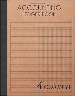 Accounting Ledger Book 4 Column: 120 pages, 8.5 x 11 inches ( large ...