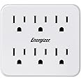 Amazon.com: Energizer 6 Device Multi Plug Wall Outlet Extender (6) AC ...