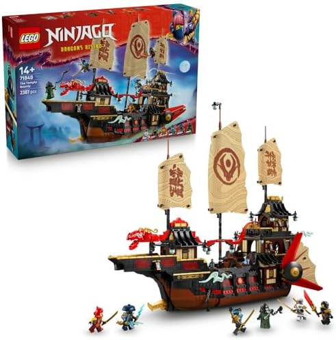 LEGO NINJAGO The Temple Bounty - Interactive Boat Toy with Movable ...