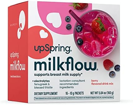 Upspring Baby Baby Milkflow Fenugreek and Blessed Thistle Powder Berry ...