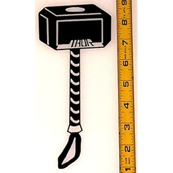 Amazon.com: Thor's Hammer - HQ Single Color High Gloss Silver Metallic ...