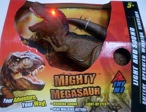 Mighty Megasaur Light and Sound Battery Operated Tyrannosaurus - Want ...