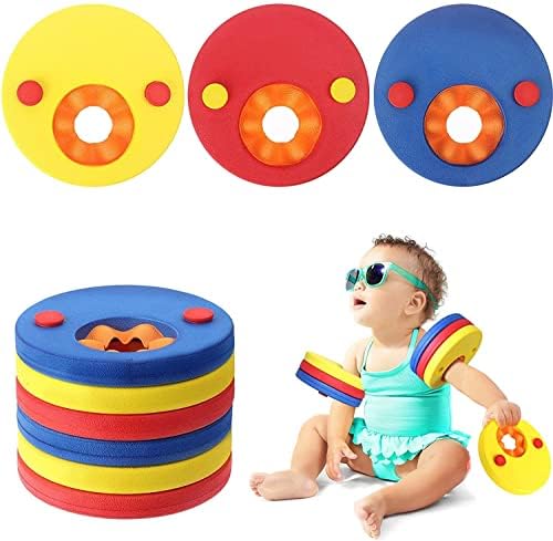 AMERTEER Baby Pool Float Discs: Baby Swim Float Arm Bands Swimming ...