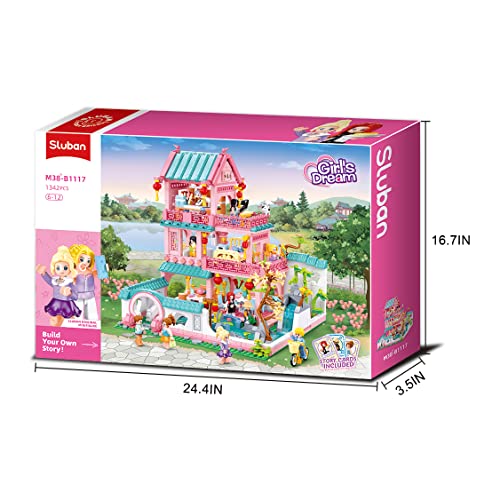 Sluban Building Blocks Toy Girls Dream - Chinese Stlye Villa ...