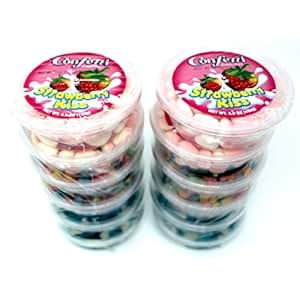 Amazon.com : Confetti Gummi Candy - Strawberry Kiss| Brite Gummies ...
