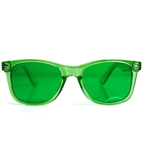 GloFX Green Color Therapy Mood Glasses Migraine Glasses Light Therapy ...