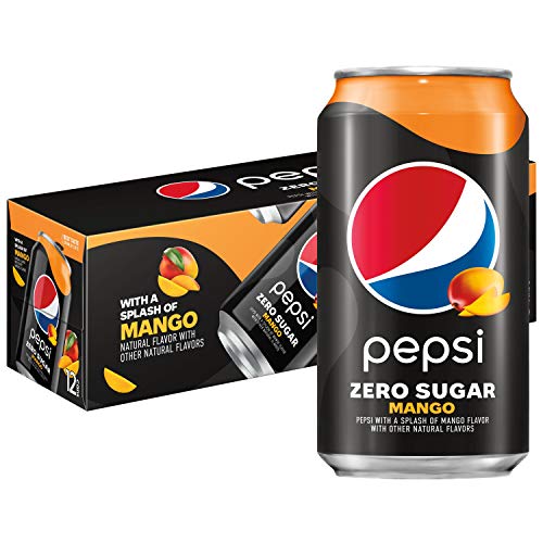 Pepsi Zero Sugar Mango, 12 Fl Oz Cans, 12 Pack in Kuwait | Whizz Soft ...