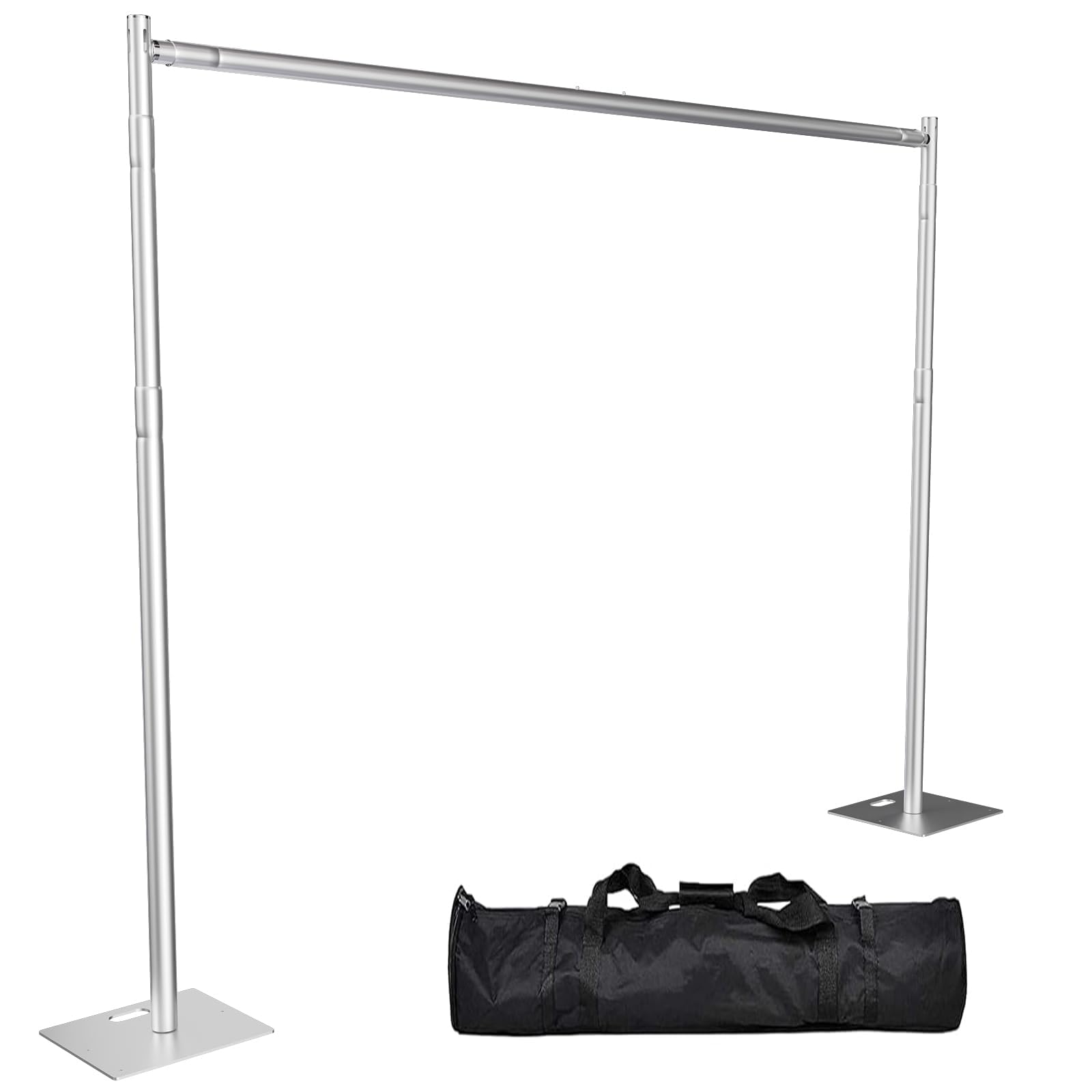 TOCRETOARE Heavy Duty Backdrop Stand, 8x10ft Pipe and Drape Backdrop ...